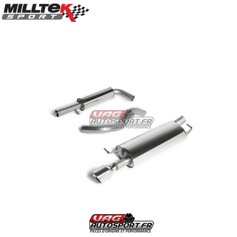 Demi Ligne / Cat-Back avec Intermédiaire - VW Golf Mk4 337 Anniversary ...