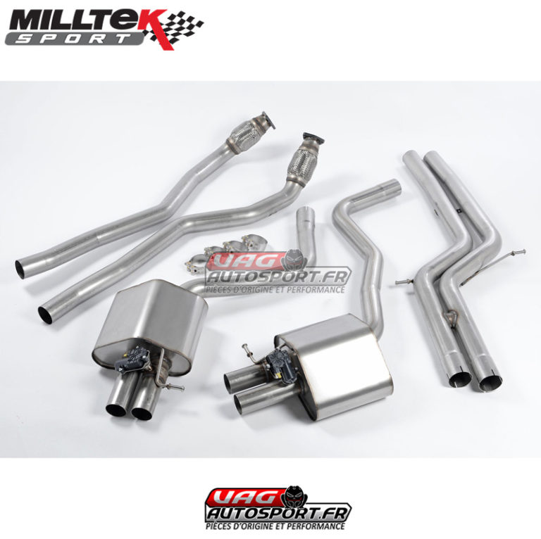 Demi-ligne (CatBack) - Sans Intermédiaire - Avec systeme ValveSonic - 4 ...